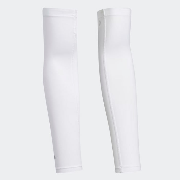 adidas Arm Sleeves Wrist-Length - White — Fairway Golf