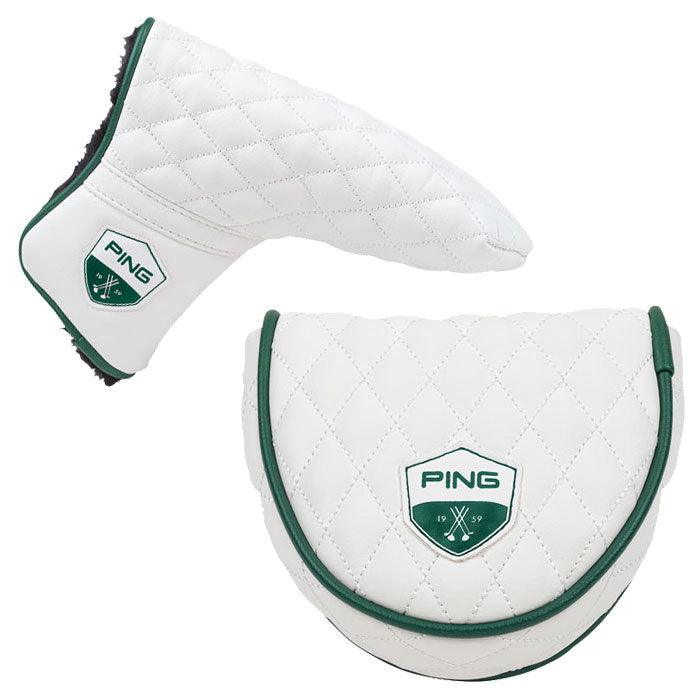 PING Heritage Collection Putter Headcovers Blade White/Green — Fairway Golf